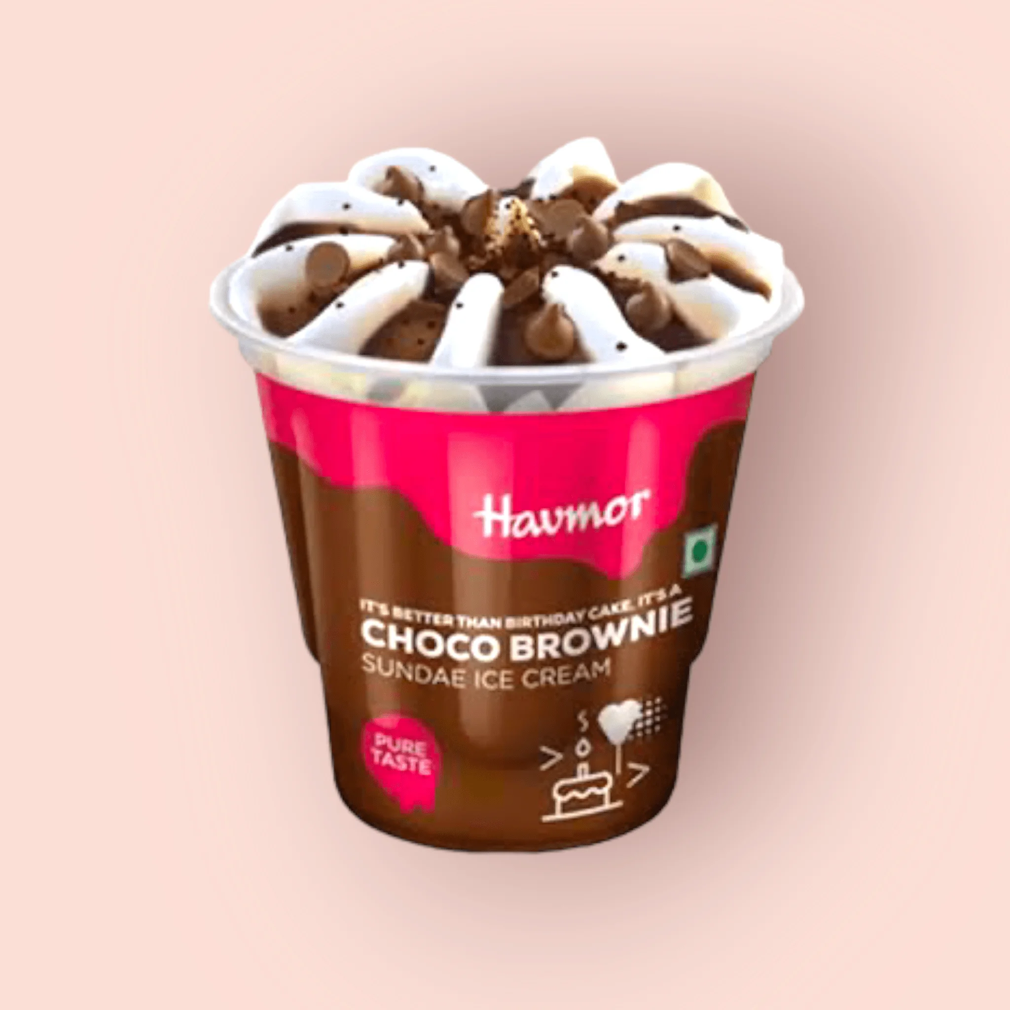 Choco Brownie Ice Cream Cup Havmor Gambhoimart